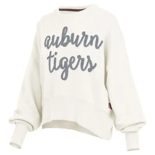 PRESSBOX Auburn Tigers Chelsea Oversized Pullover Sweatshirt
