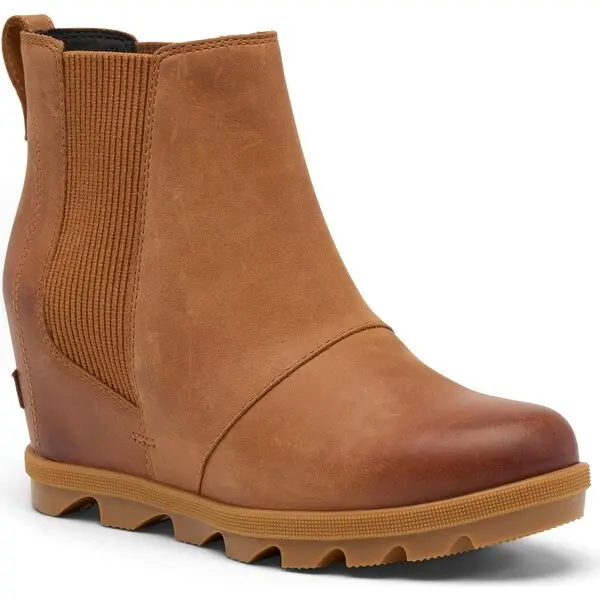 Sorel Joan Rhapsody Waterproof Chelsea Boot - Velvet Tan/gum 2