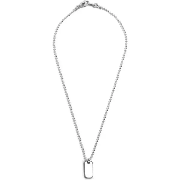 JONAS STUDIO Sterling Dog Tag Pendant Necklace