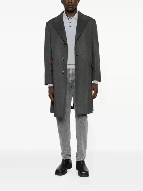 Brunello Cucinelli Button-fastening Flap-pocket Coat