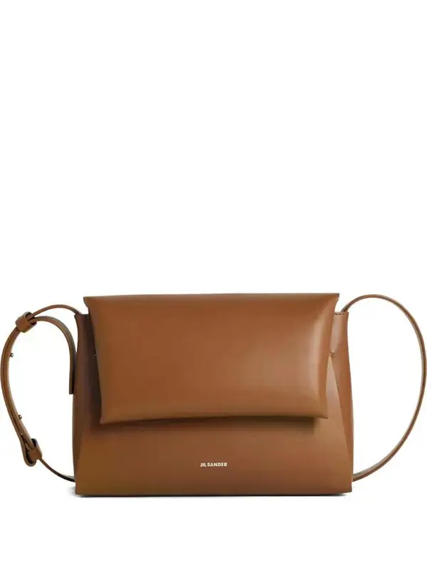 JIL SANDER Leather Cross-body Bag - Brown