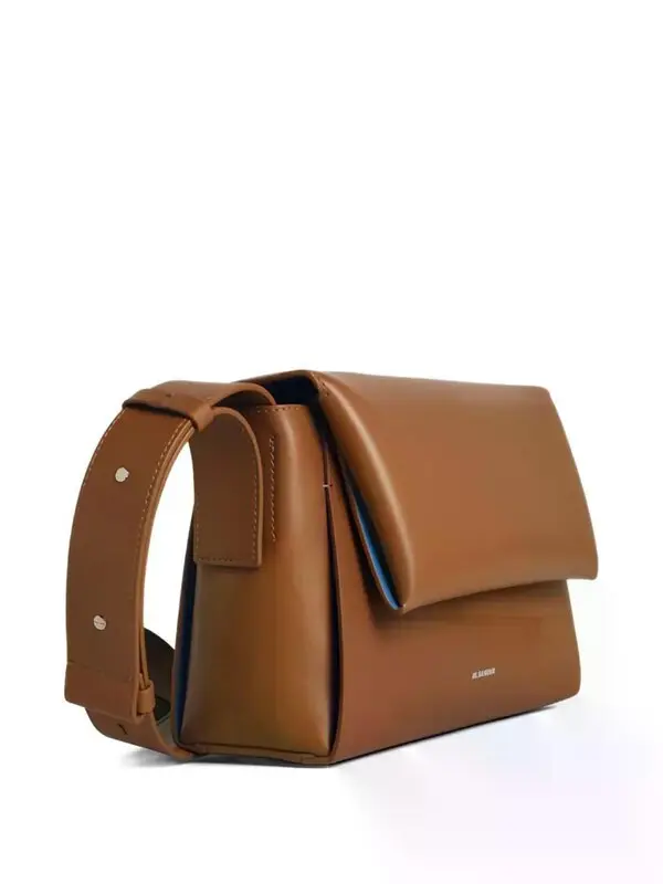 JIL SANDER Leather Cross-body Bag - Brown