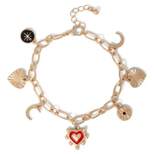 Jessica Simpson Charm Bracelet - Gold