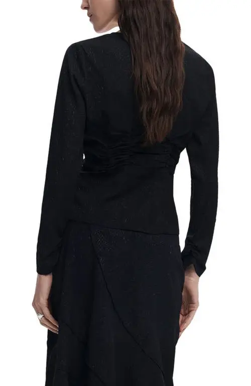 Desigual Ruched Top
