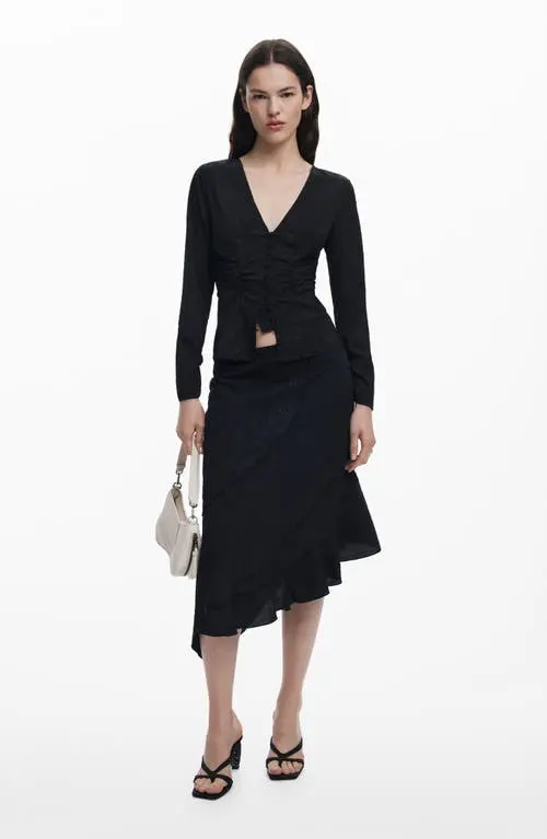 Desigual Ruched Top