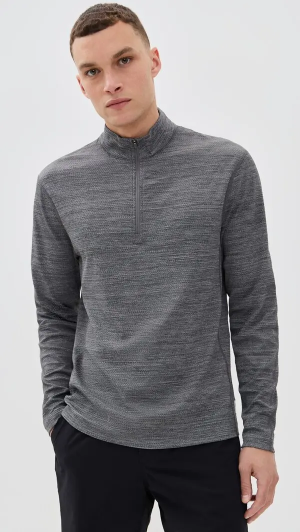 Reigning Champ Solotex Mesh Tiebreak Quarter Zip