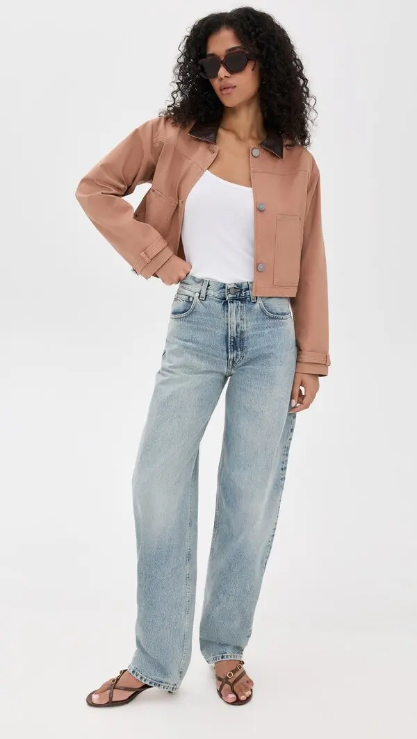 LE BOP Harriet Cropped Jacket - Mocha
