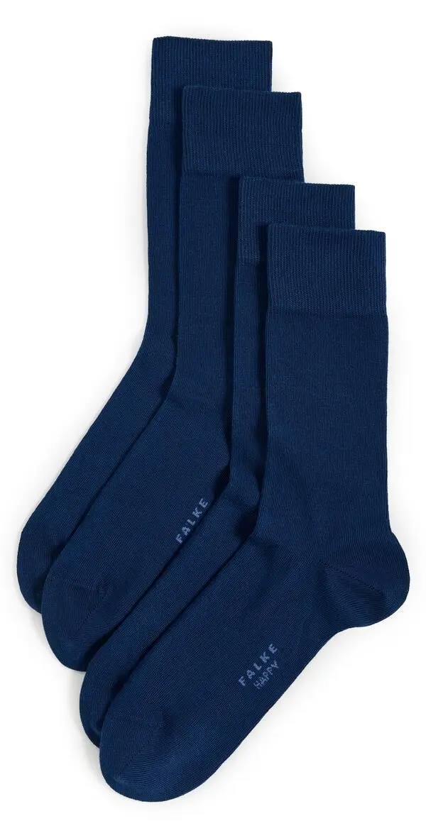 Falke Happy Socks Set Of 2 - Royal Blue