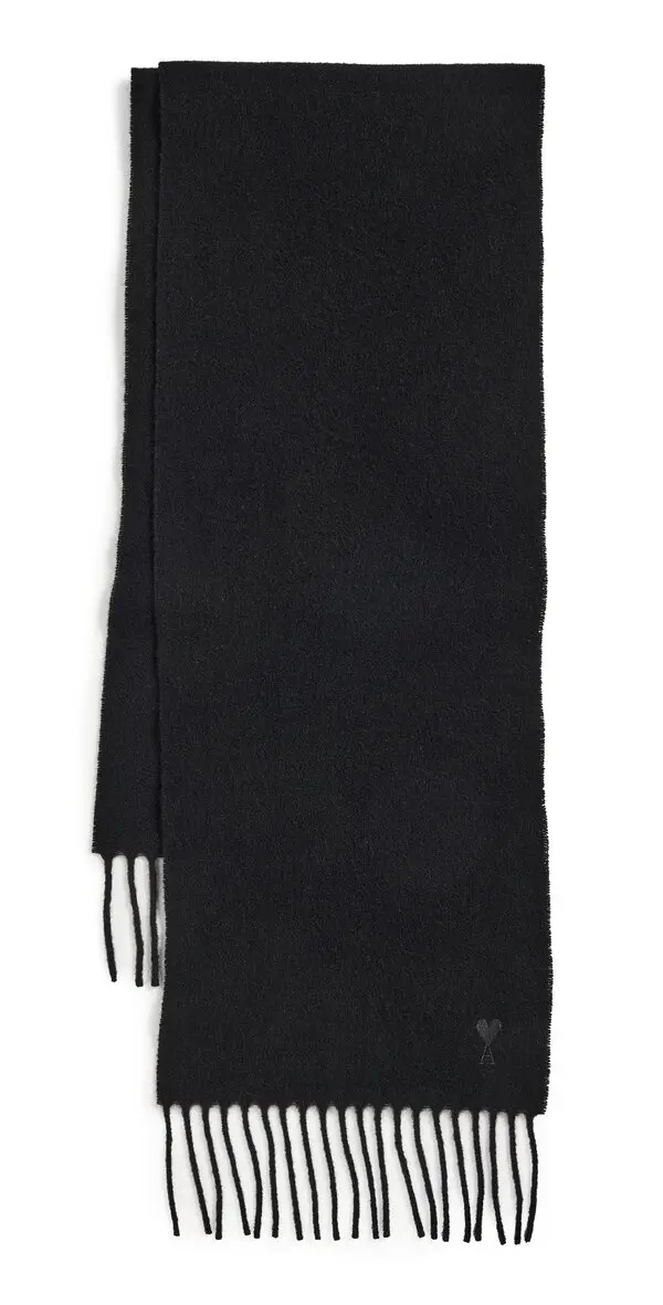 Ami Wool Scarf - Noir