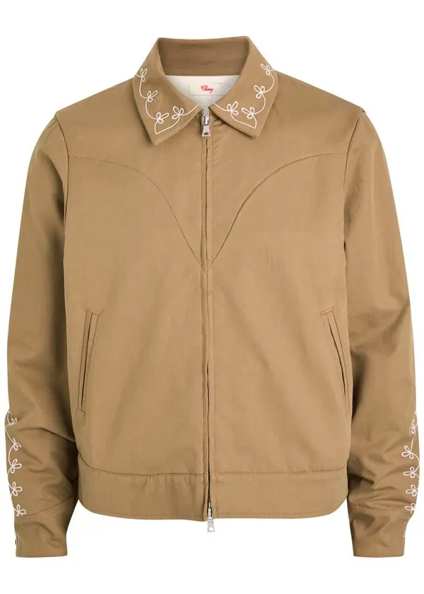 CHERRY LOS ANGELES Charro Embroidered Cotton Jacket