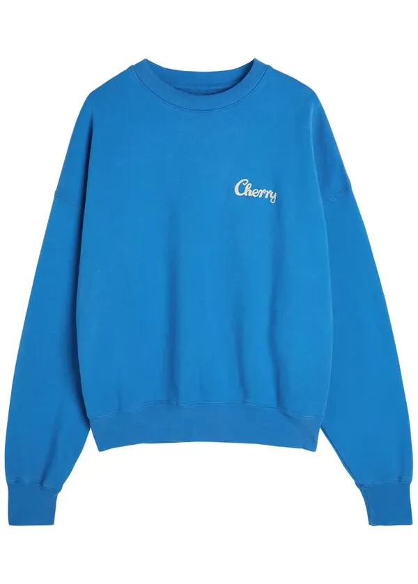 CHERRY LOS ANGELES Logo-print Cotton Sweatshirt