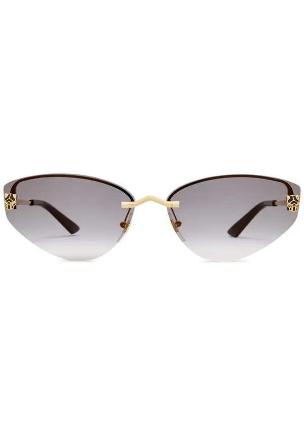 CARTIER Panthère De Cat-eye Sunglasses