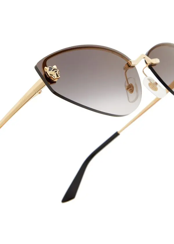 CARTIER Panthère De Cat-eye Sunglasses
