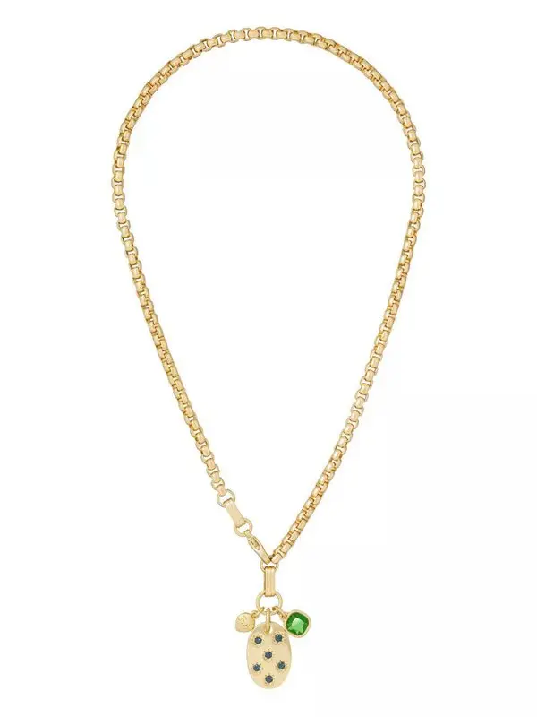 ROXANNE ASSOULIN Sapphire Pendant Necklace - Gold