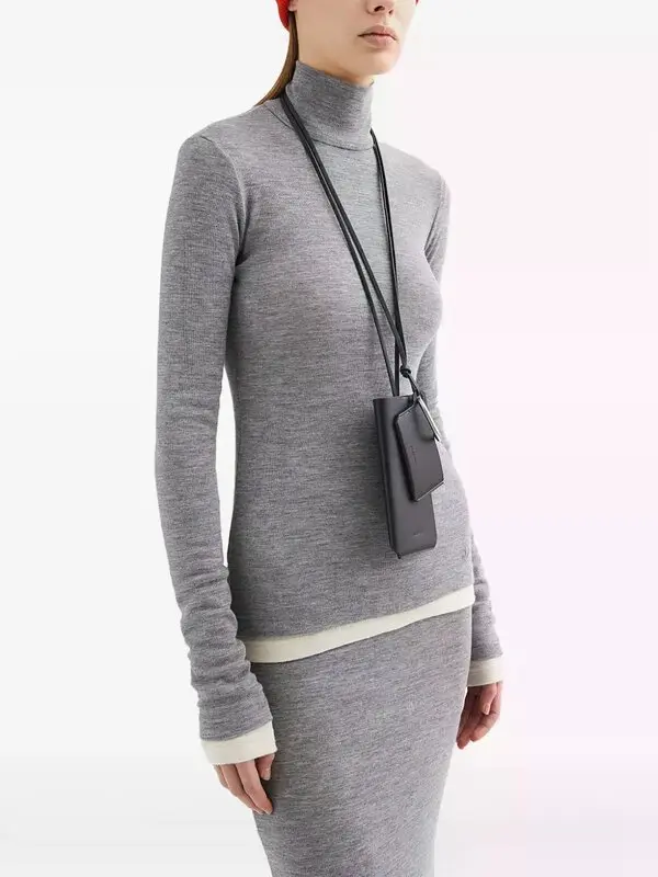 JIL SANDER Wool Layered T-shirt