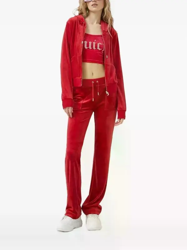 Juicy Couture Embroidered Zip-up Hoodie