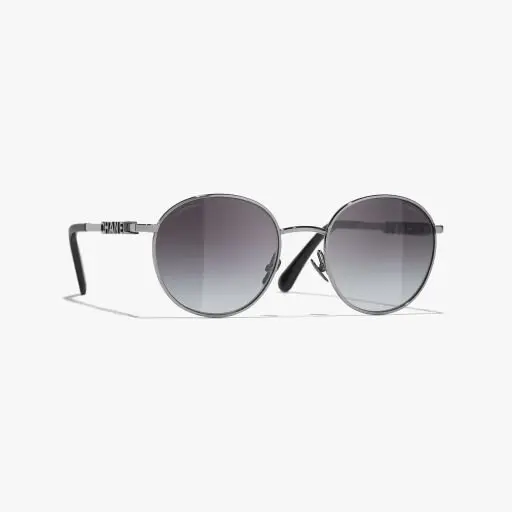 Chanel Pantos Sunglasses - Silver