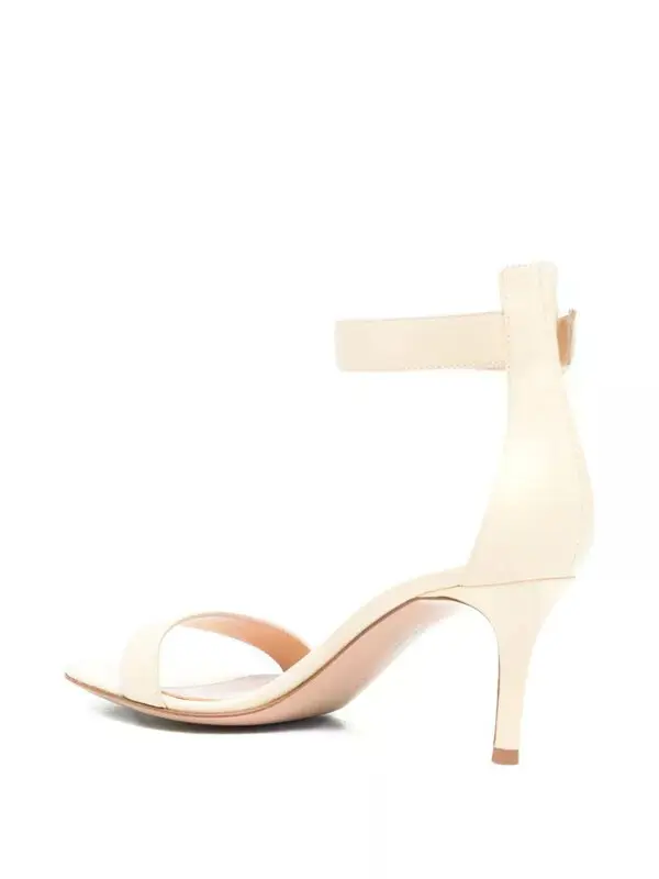 GIANVITO ROSSI 65mm Portofino Ankle-strap Leather Sandals - Neutrals