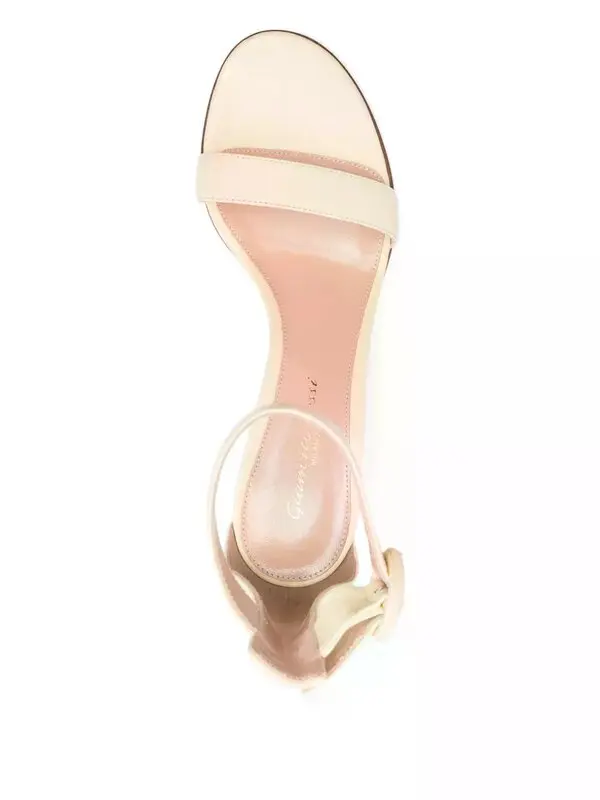 GIANVITO ROSSI 65mm Portofino Ankle-strap Leather Sandals - Neutrals