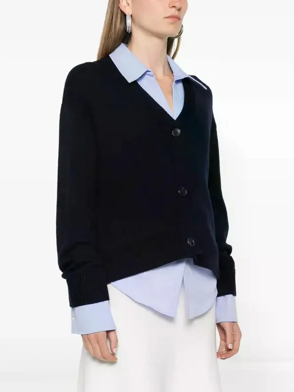 Cinq À Sept Megan Panelled V-neck Sweater