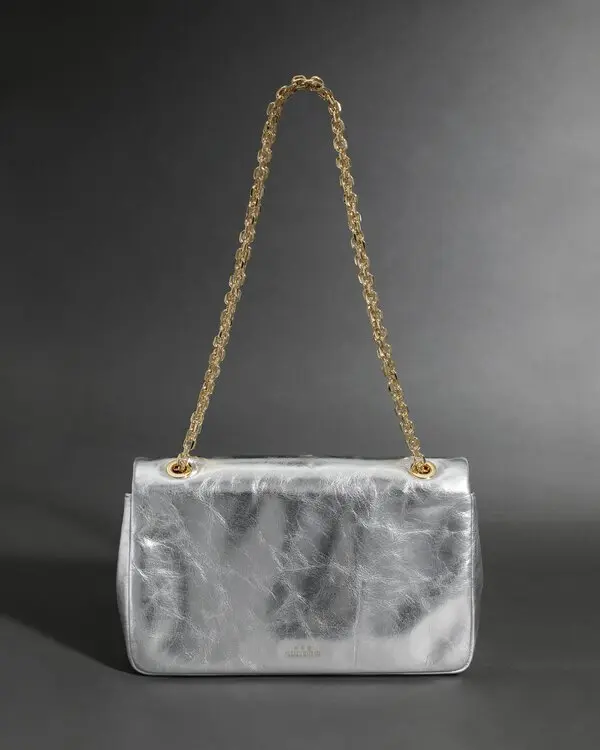 Alexis Bittar Angular Shoulder Bag - Silver