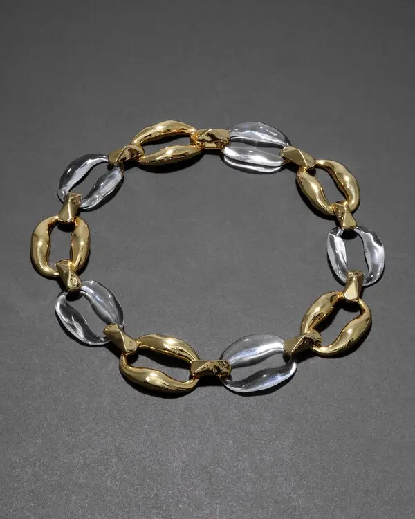 Alexis Bittar Liquid Lucite Link Necklace