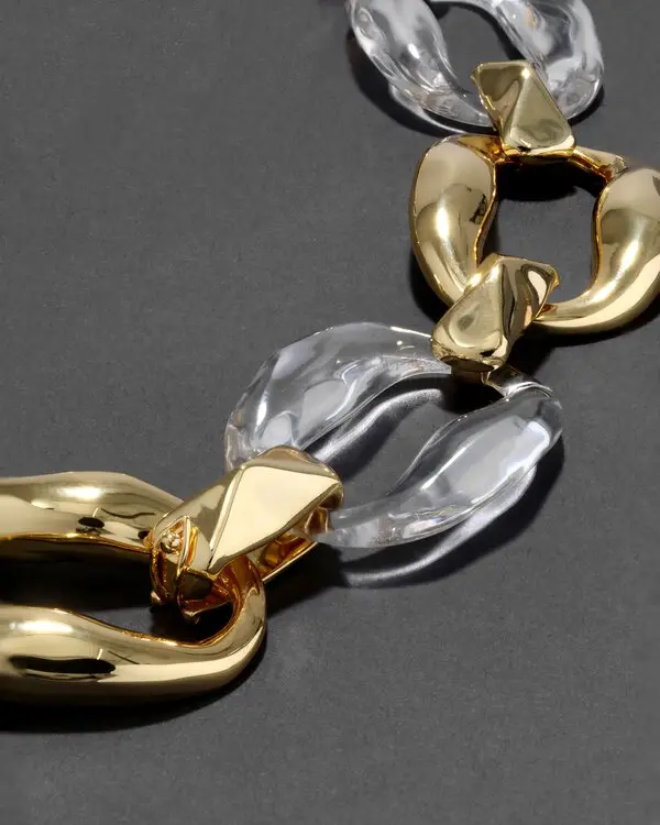 Alexis Bittar Liquid Lucite Link Necklace