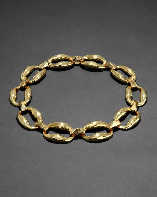 Alexis Bittar Molten Link Necklace - Gold