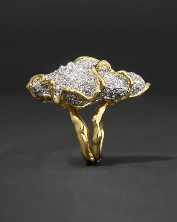 Alexis Bittar Solanales Crystal Pavé Geode Ring