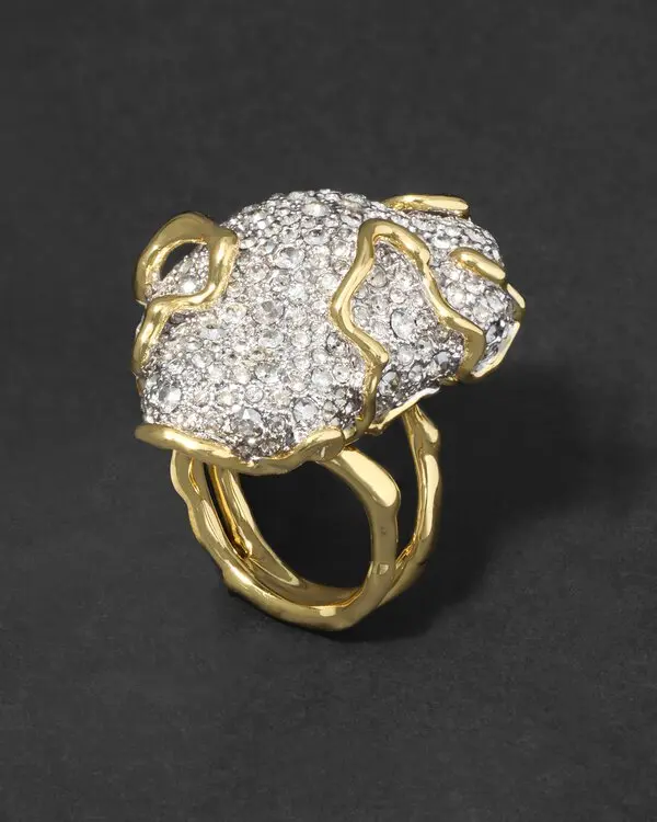 Alexis Bittar Solanales Crystal Pavé Geode Ring