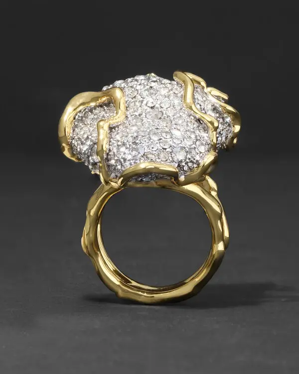 Alexis Bittar Solanales Crystal Pavé Geode Ring