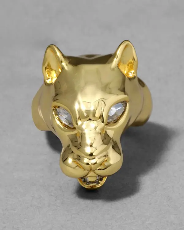 Alexis Bittar Panther Visage Ring