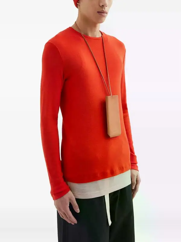 JIL SANDER Wool Layered T-shirt