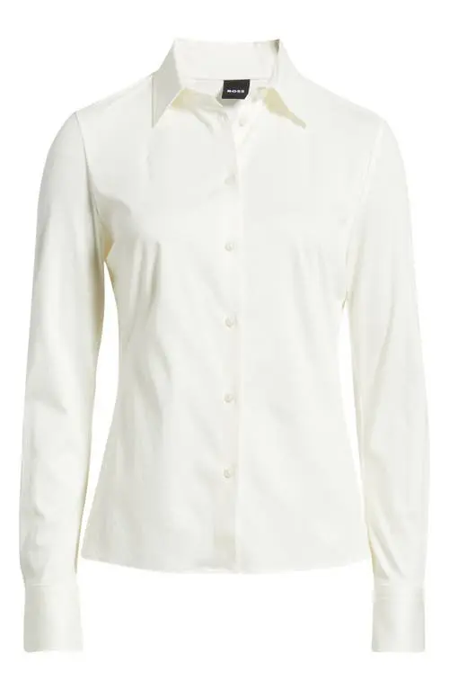 BOSS Bronta Tuesday Cotton Button-up Shirt