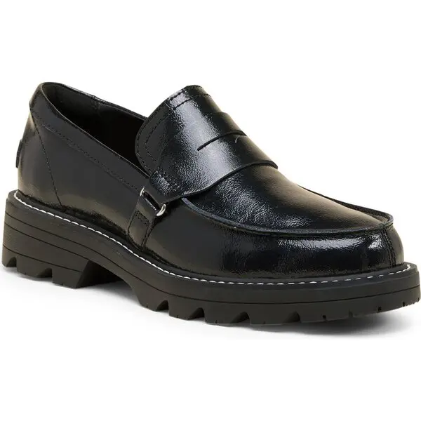 Sorel Revel Ave Penny Loafer - Black/chalk