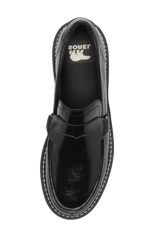 Sorel Revel Ave Penny Loafer - Black/chalk