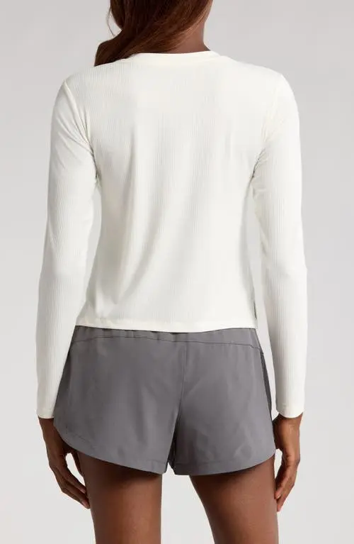 FREE FLY Long Sleeve Rib T-shirt - Sea Salt