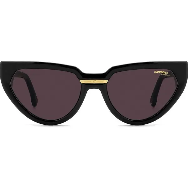 Carrera Eyewear Victory 57mm Butterfly Sunglasses - Black/mauve