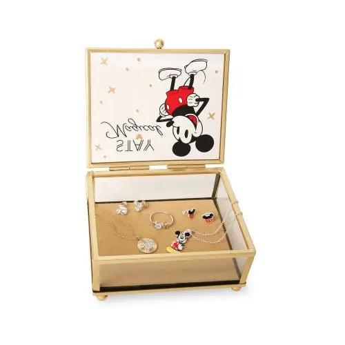 Disney Stay Magical" Glass Jewelry Box