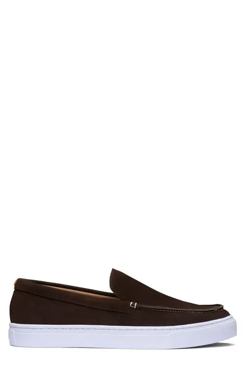 Swims Madison Water Repellent Leather Loafers - Espresso