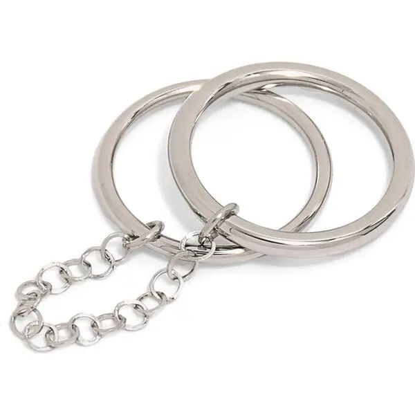 PETIT MOMENTS Chain Stacked Ring - Silver