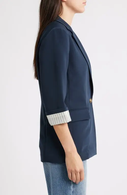 Rag & Bone Jennie Elbow Sleeve Crepe Blazer - Sal