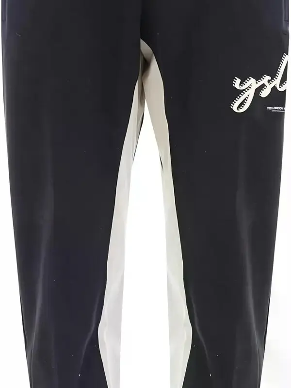 YES LONDON Panelled Drawstring Track Pants