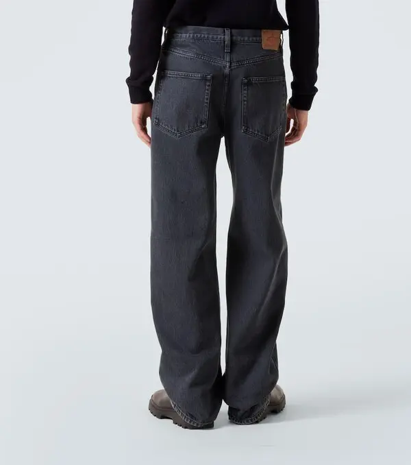 Prada High-rise Wide-leg Jeans
