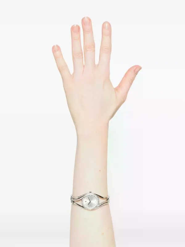 SWAROVSKI Steel Crystal Baguette Watch 32mm - Silver