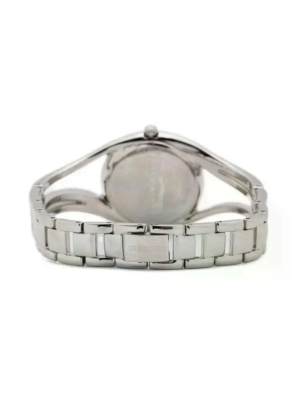 SWAROVSKI Steel Crystal Baguette Watch 32mm - Silver