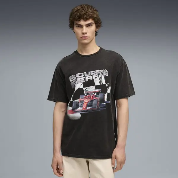 PUMA Scuderia Ferrari Graphic T-shirt - Black