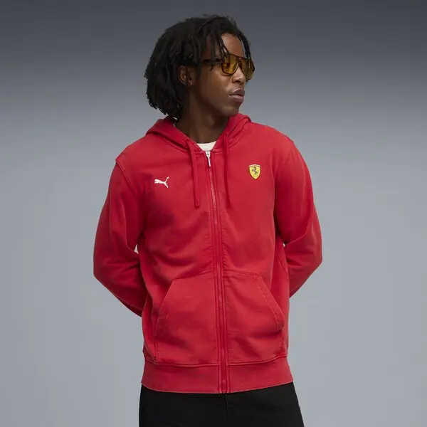 PUMA Ferrari Sportswear Sweat Jacket - Red