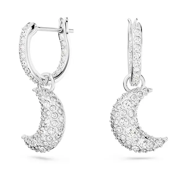 SWAROVSKI Luna Drop Earrings - White
