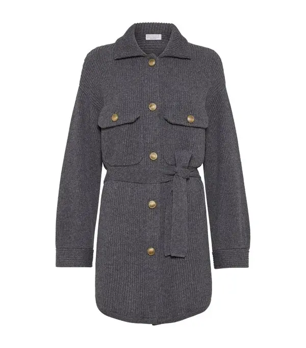 Brunello Cucinelli Virgin Wool-cashmere-silk Cardigan